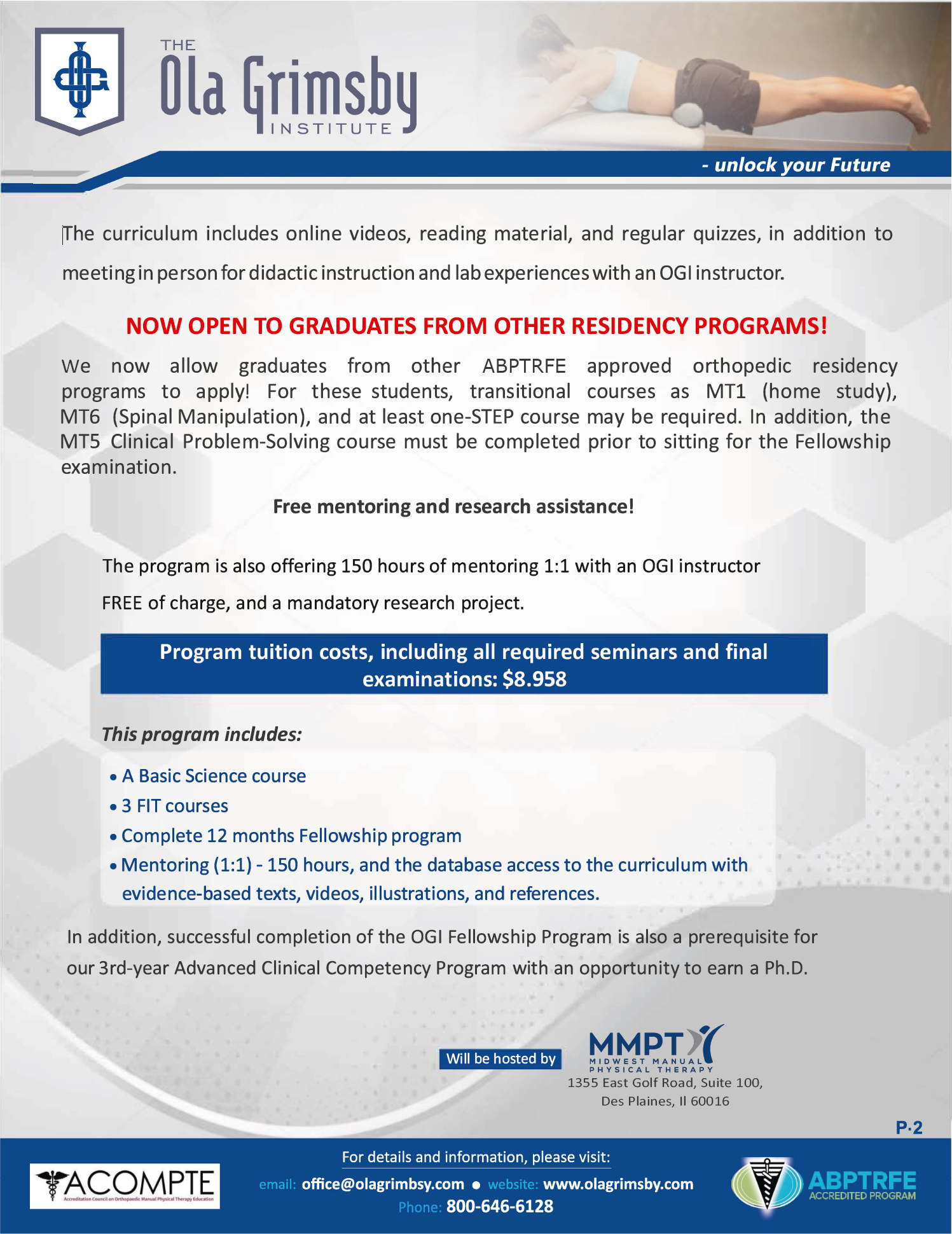 Newsletter - Fellowship in Manual Therapy 2023 (Chicago, Illinois ...